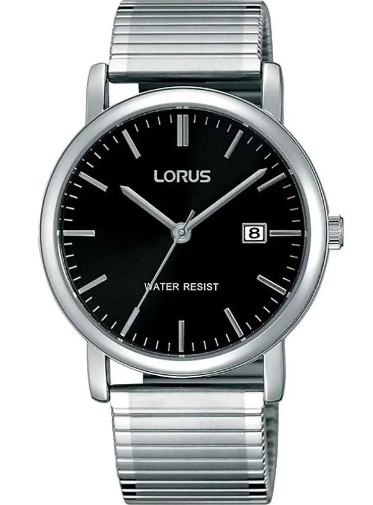 Lorus Mens RG857CX5 - Svart quartz damklocka herrklocka
